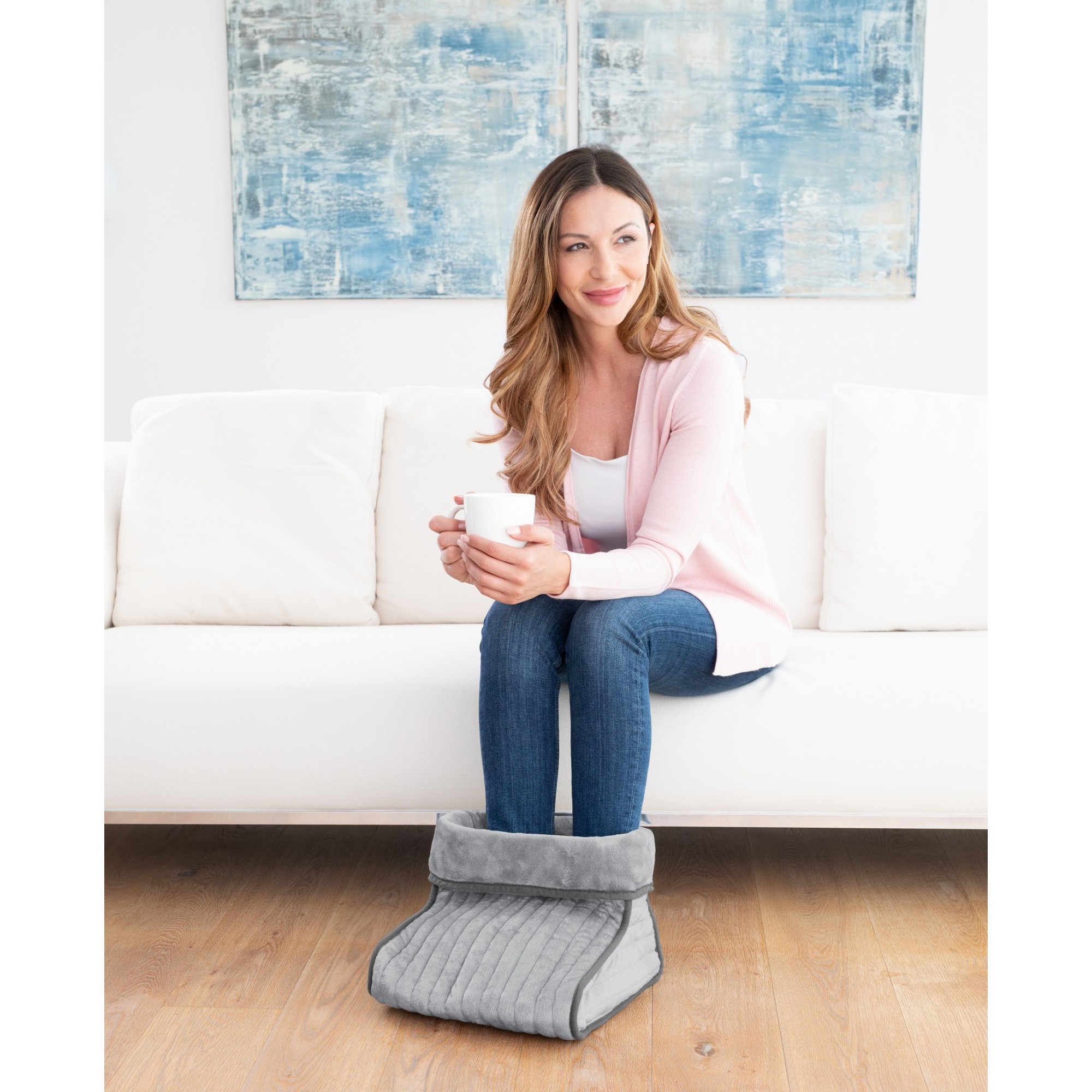 Ηλεκτρική Θερμοφόρα Ποδιών Medisana WFS 60258. 100W. 30x30x23cm. Γκρι.